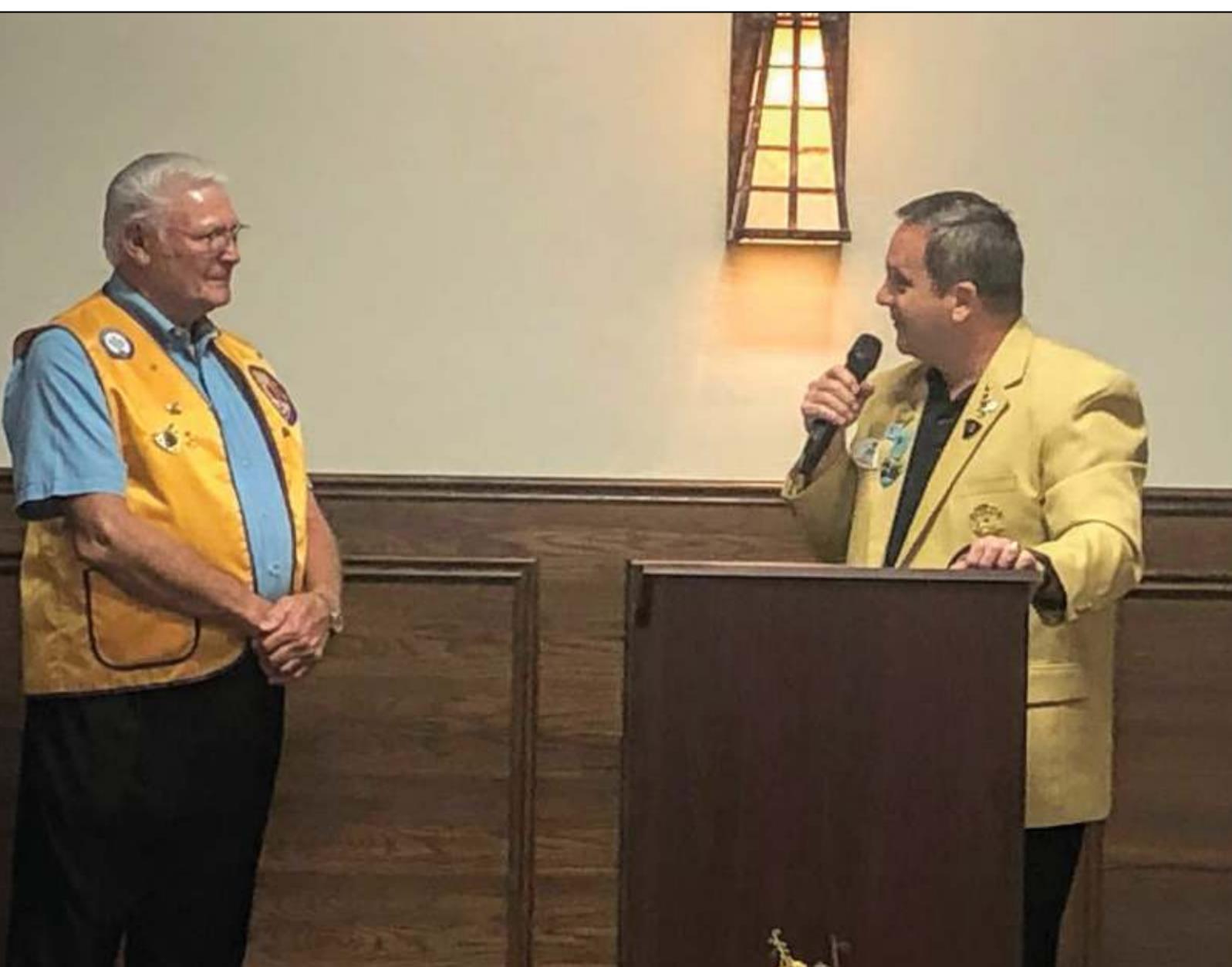 Lions induct new officers | Cushing Citizen