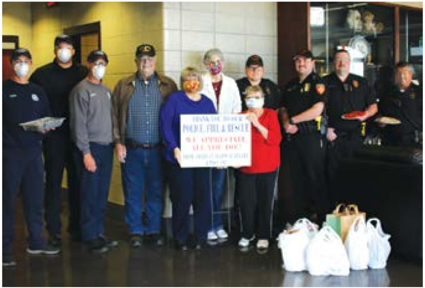 American Legion feeds Cushing Police and Fire | Cushing Citizen